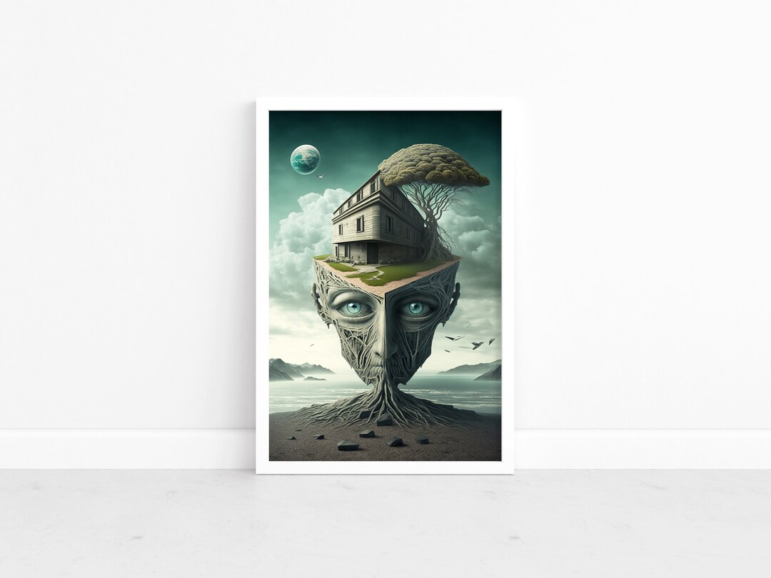 Surreal Art Poster | Surrealism Print Art | Surrealism | Magic Wall Art ...