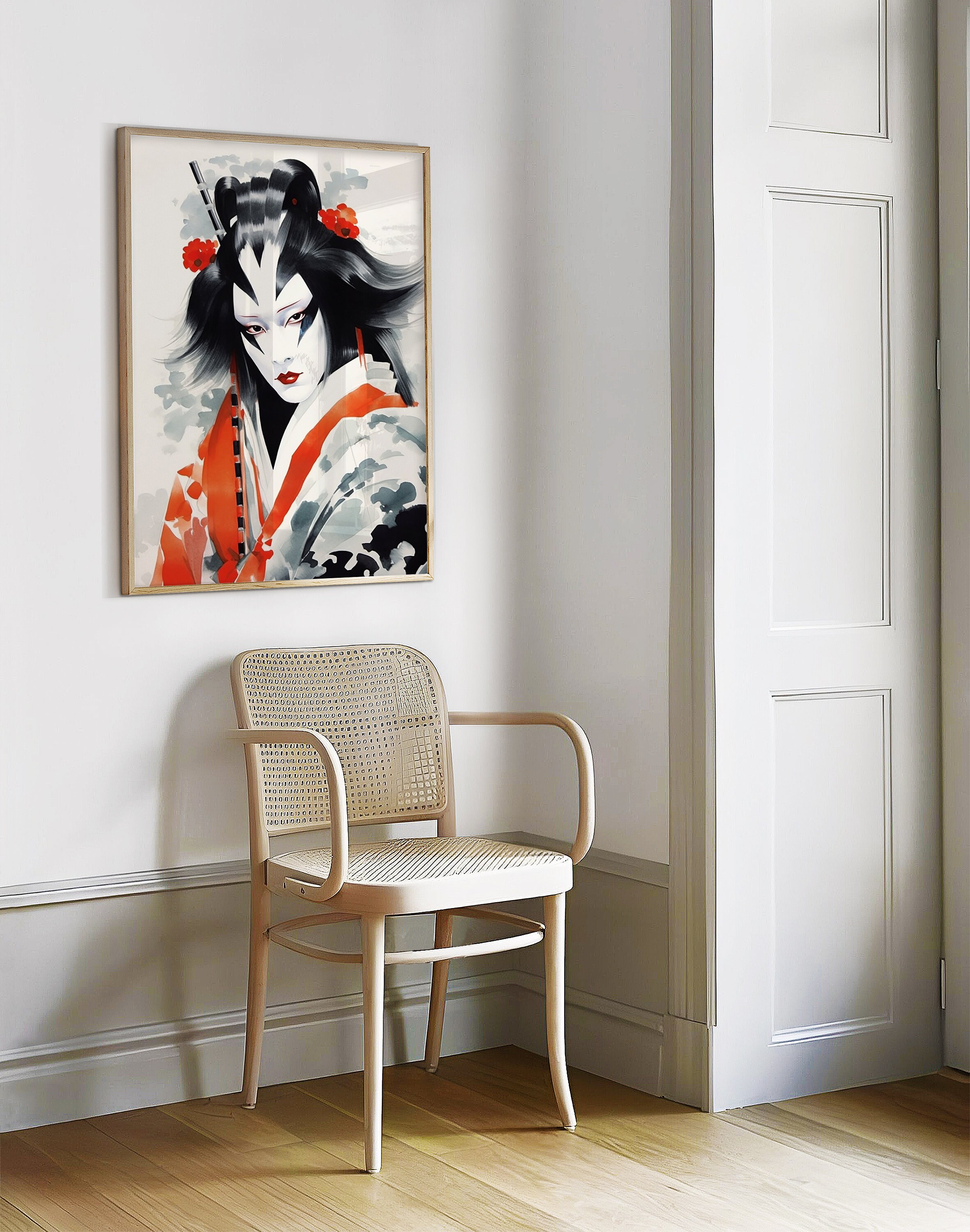Enigmatic Kabuki: Actor Poster | Japanese Wall Art Decor | Original ...
