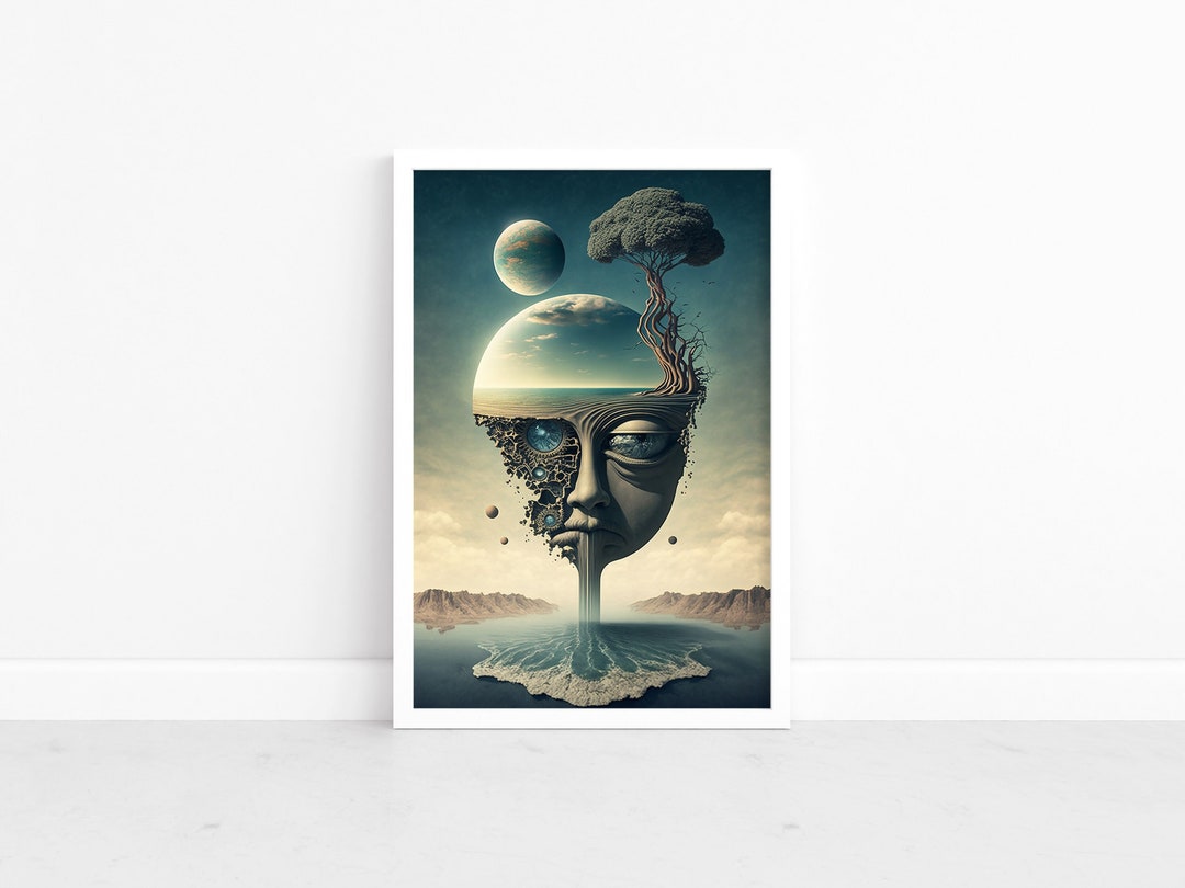Surreal Poster | Surrealism Print Art | Surreal Art Wall Decor ...
