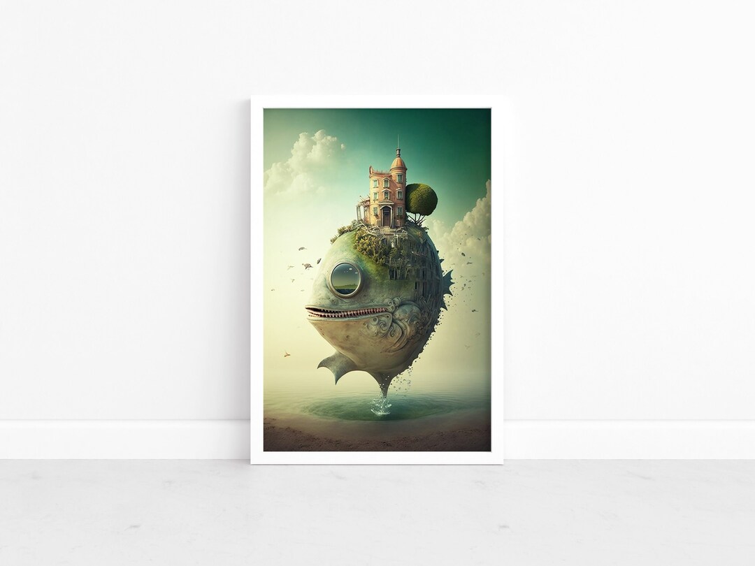 Surreal Poster | Surrealism Print Art | Surreal Wall Decor for Home ...