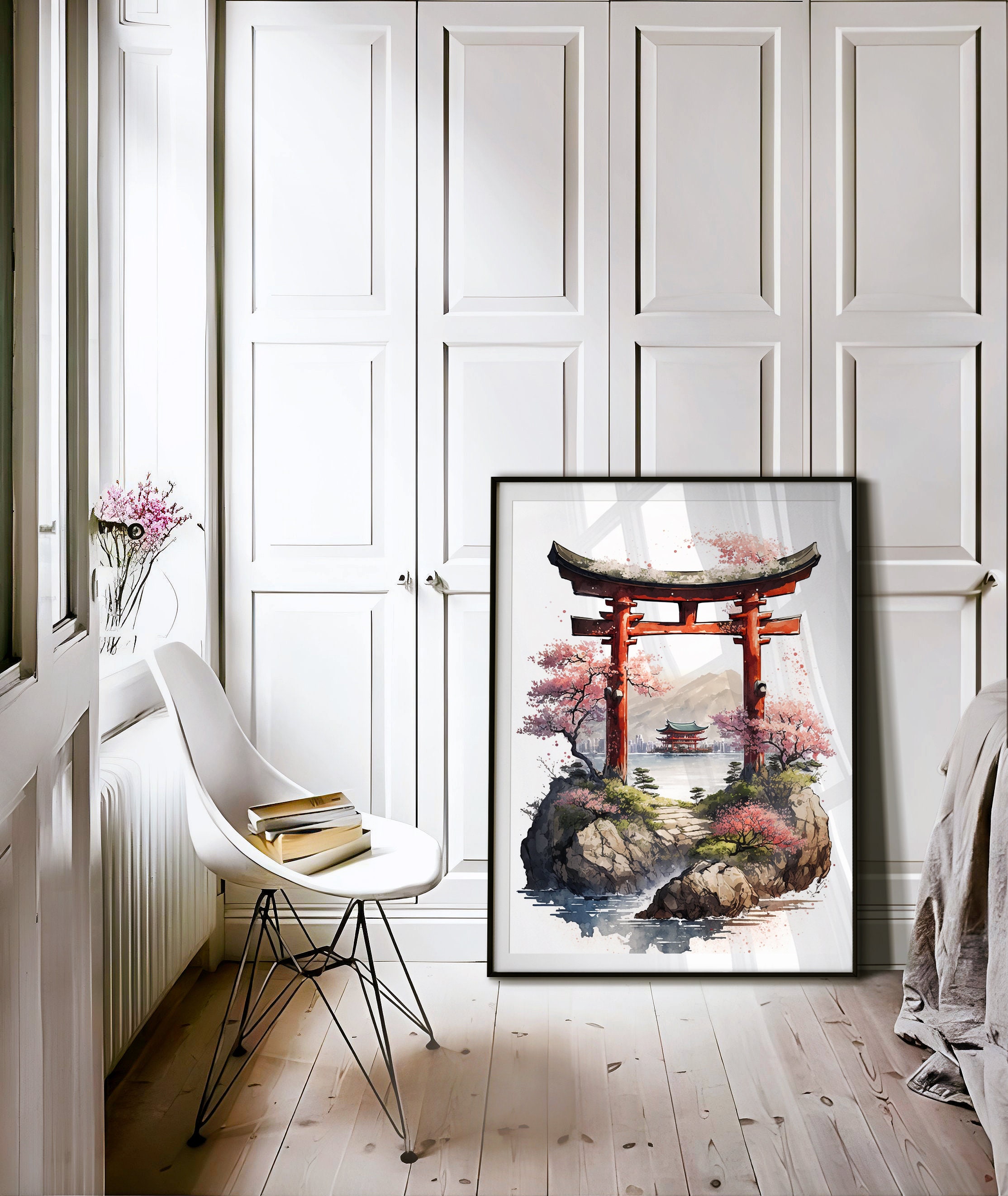 Spirit of the Torii Gate Poster | Authentic Japanese Watercolor ...