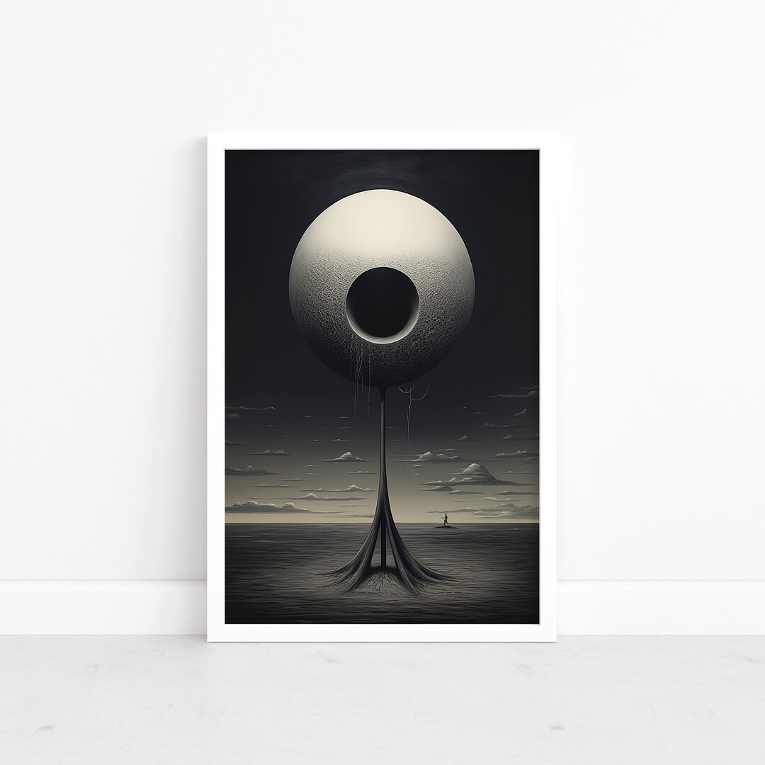 Whimsical Echoes: Surreal Poster | Surrealism Print Artwork | Wall ...
