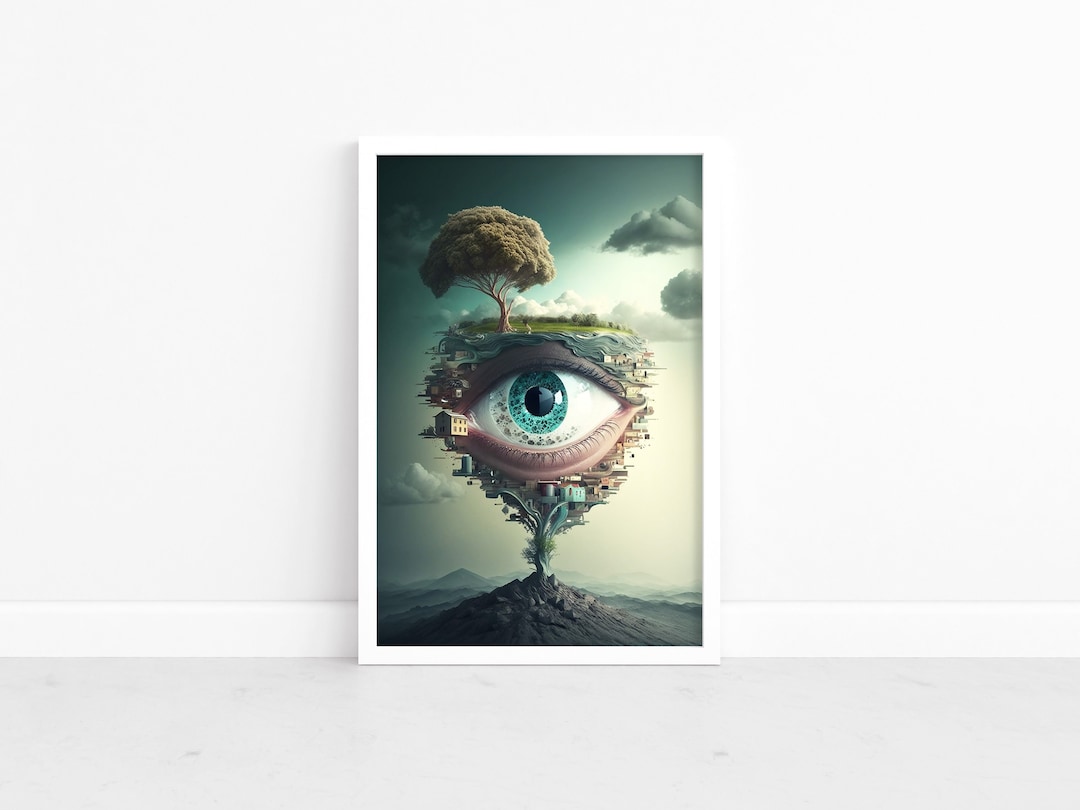 Surreal Poster | Surrealism Print Art | Surreal Art Wall Decor ...
