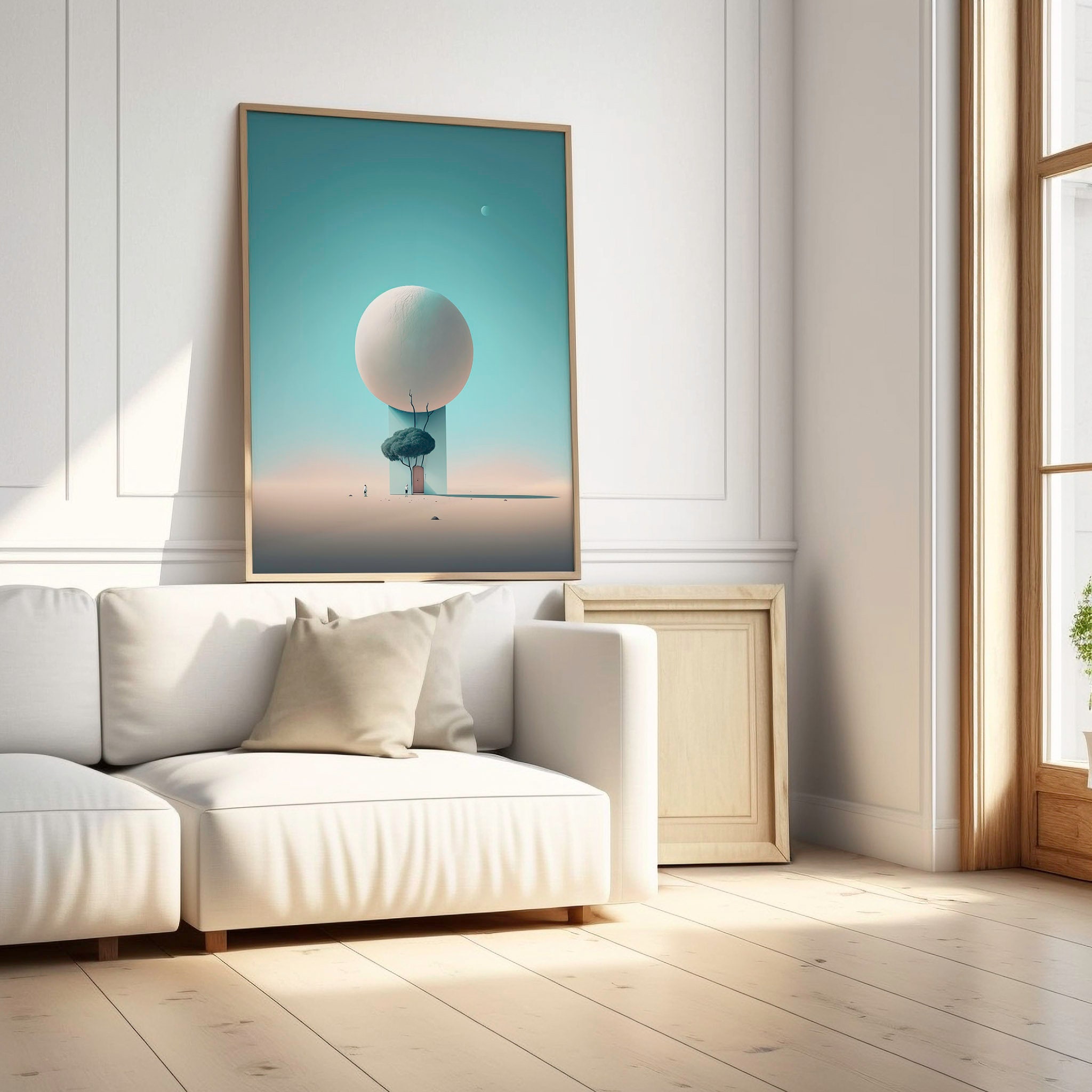 Whimsical Realms: Surreal Art Poster Surrealism Print Artful Wall Decor ...