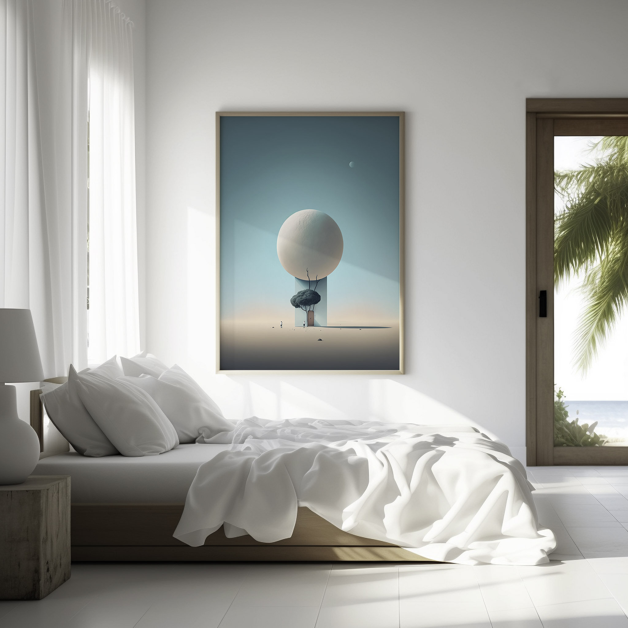 Whimsical Realms: Surreal Art Poster Surrealism Print Artful Wall Decor ...