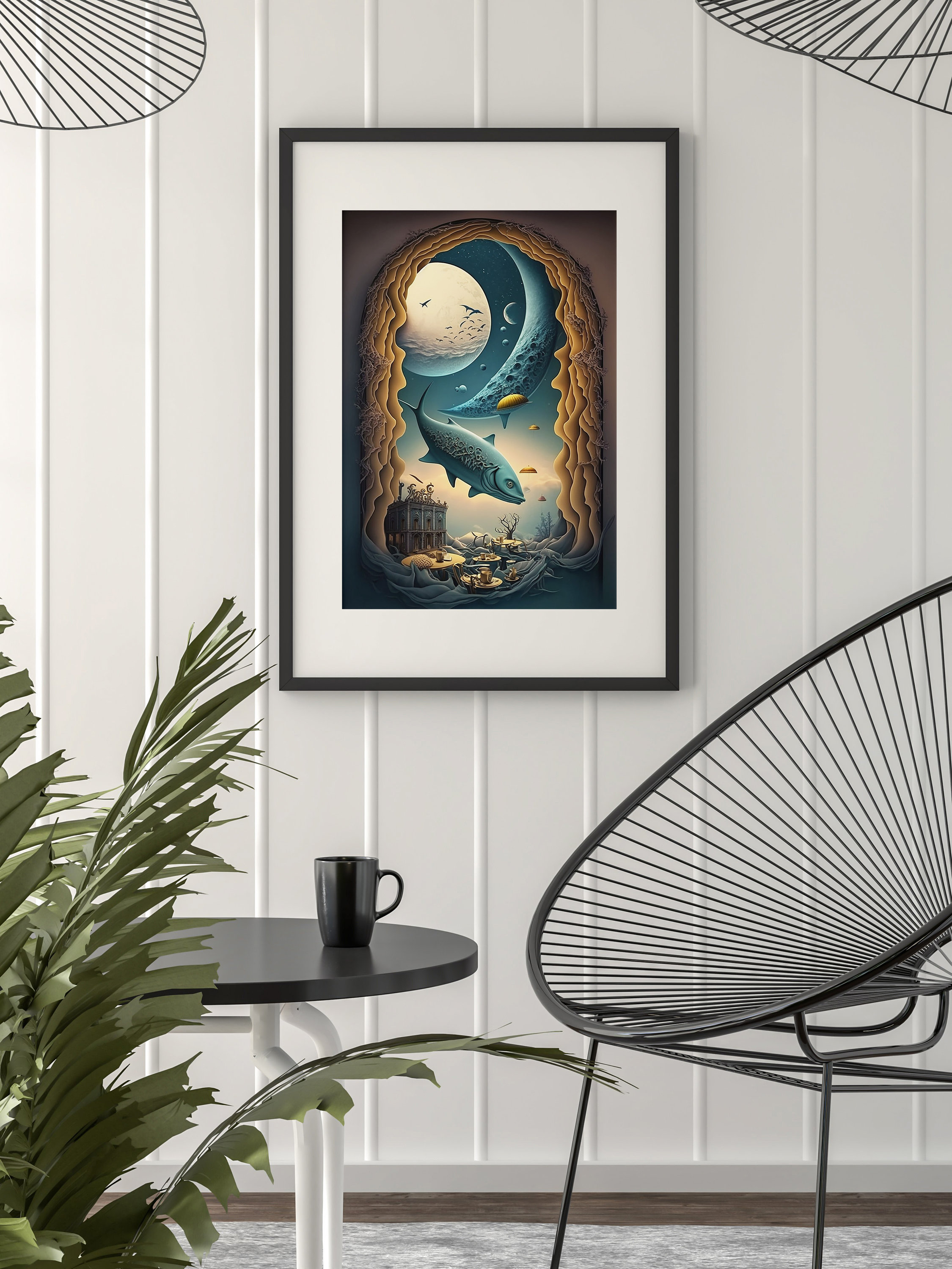 Surreal Poster | Surrealism Print Art | Surreal Art Wall Decor ...