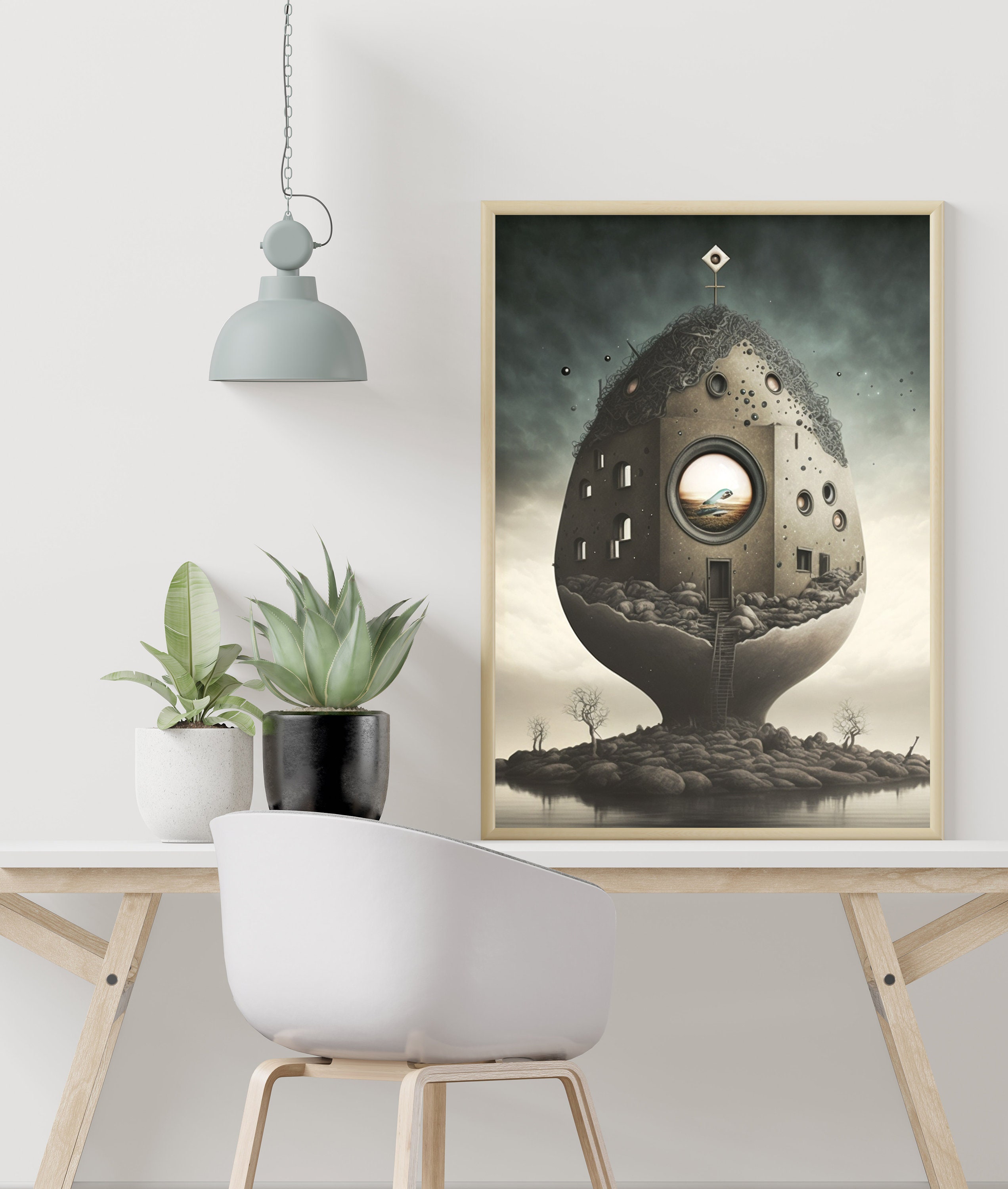 Surrealism Print Art Surrealism Poster Illustration - Etsy