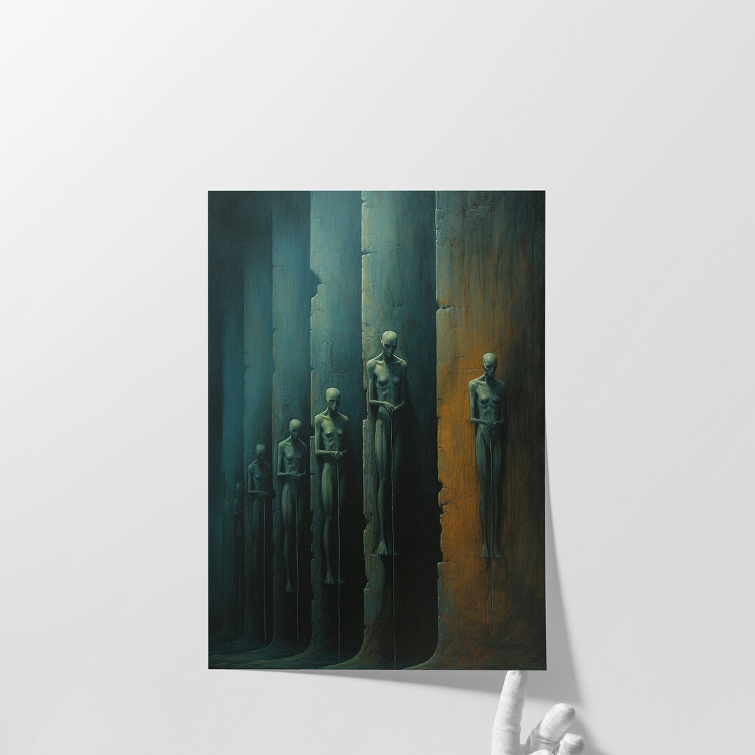 Enchanted Mystique: Fine Art Giclée Print | Surreal Artistry | Dark ...