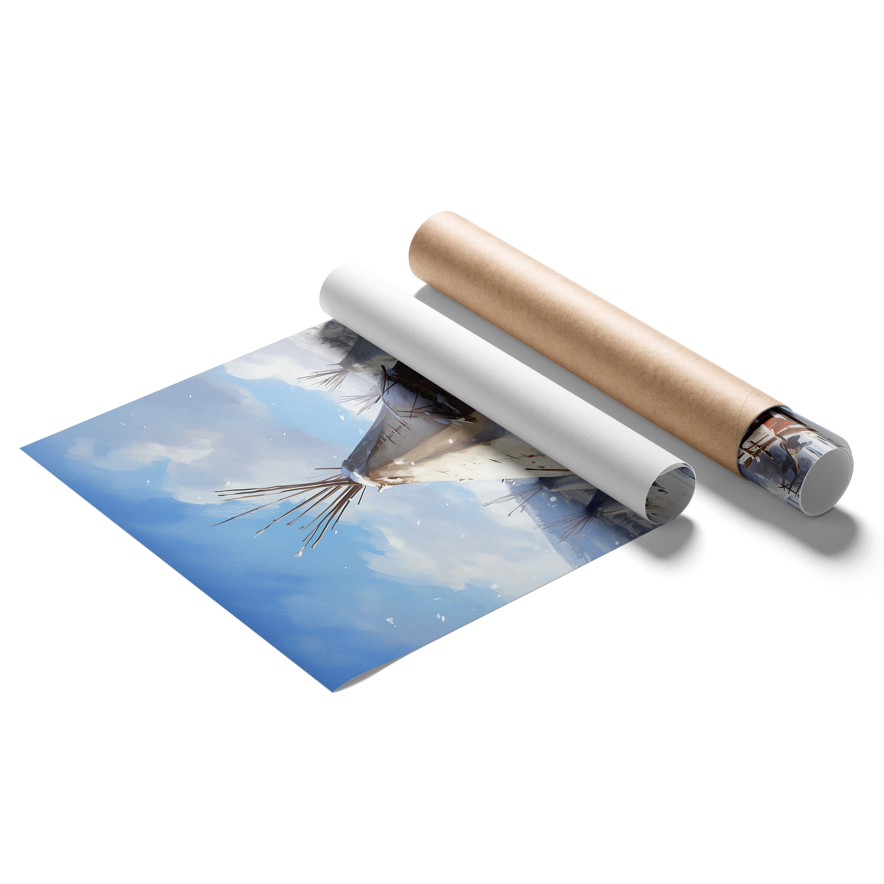 Native American Tipi Artistic Poster Indigenous Art Prints Southwestern ...