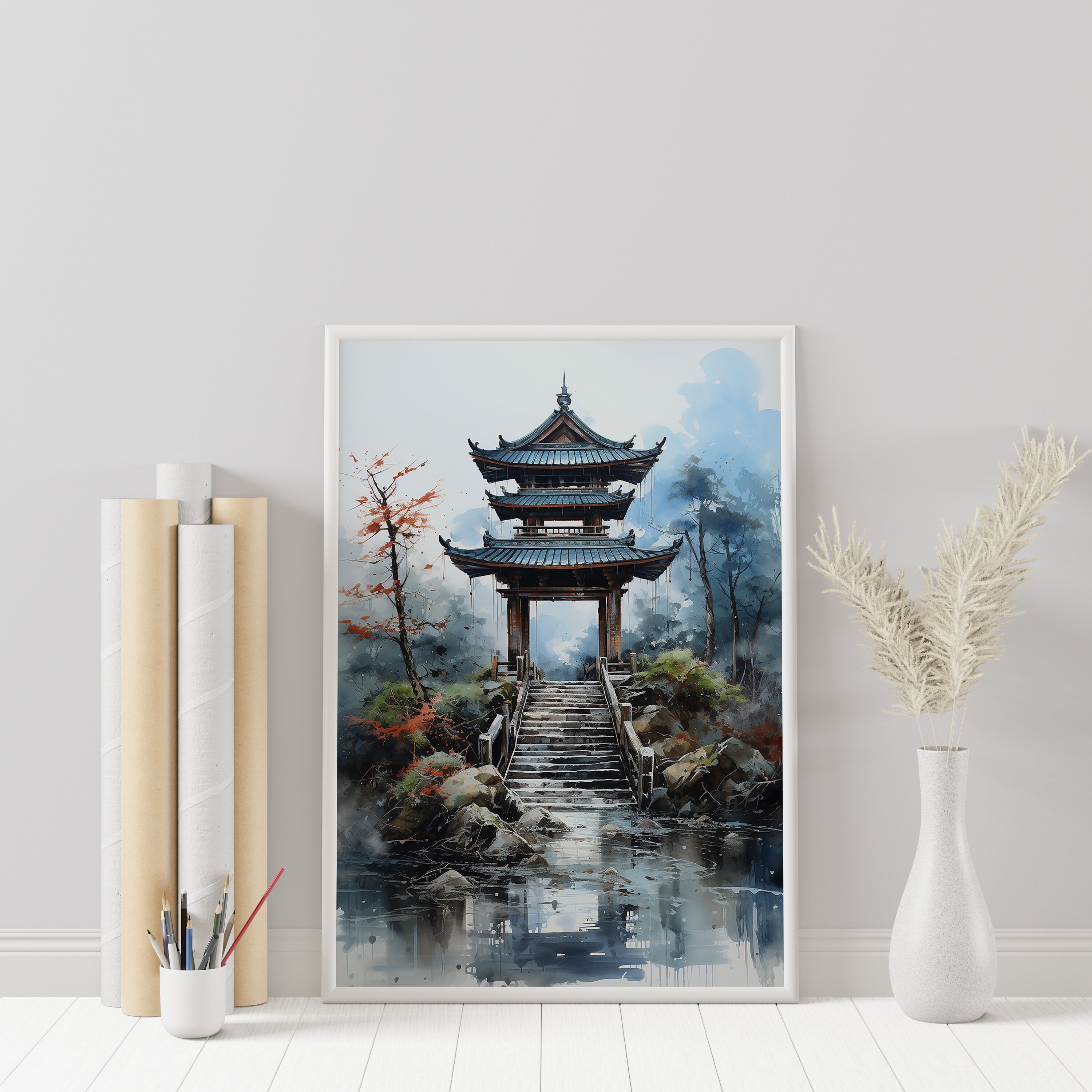 Scenic Japan: Japanese Landscape Poster Japan Wall Art Print - Etsy