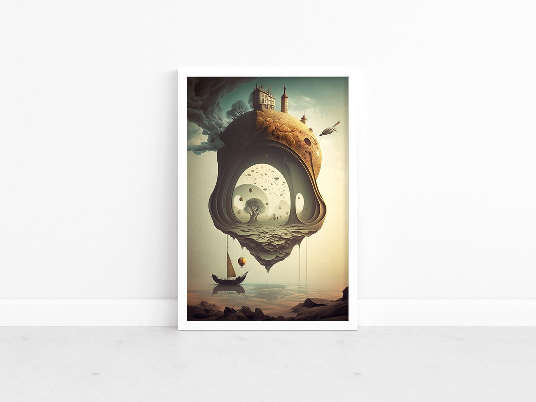 Surreal Poster | Surrealism Print Art | Surreal Art Wall Decor ...