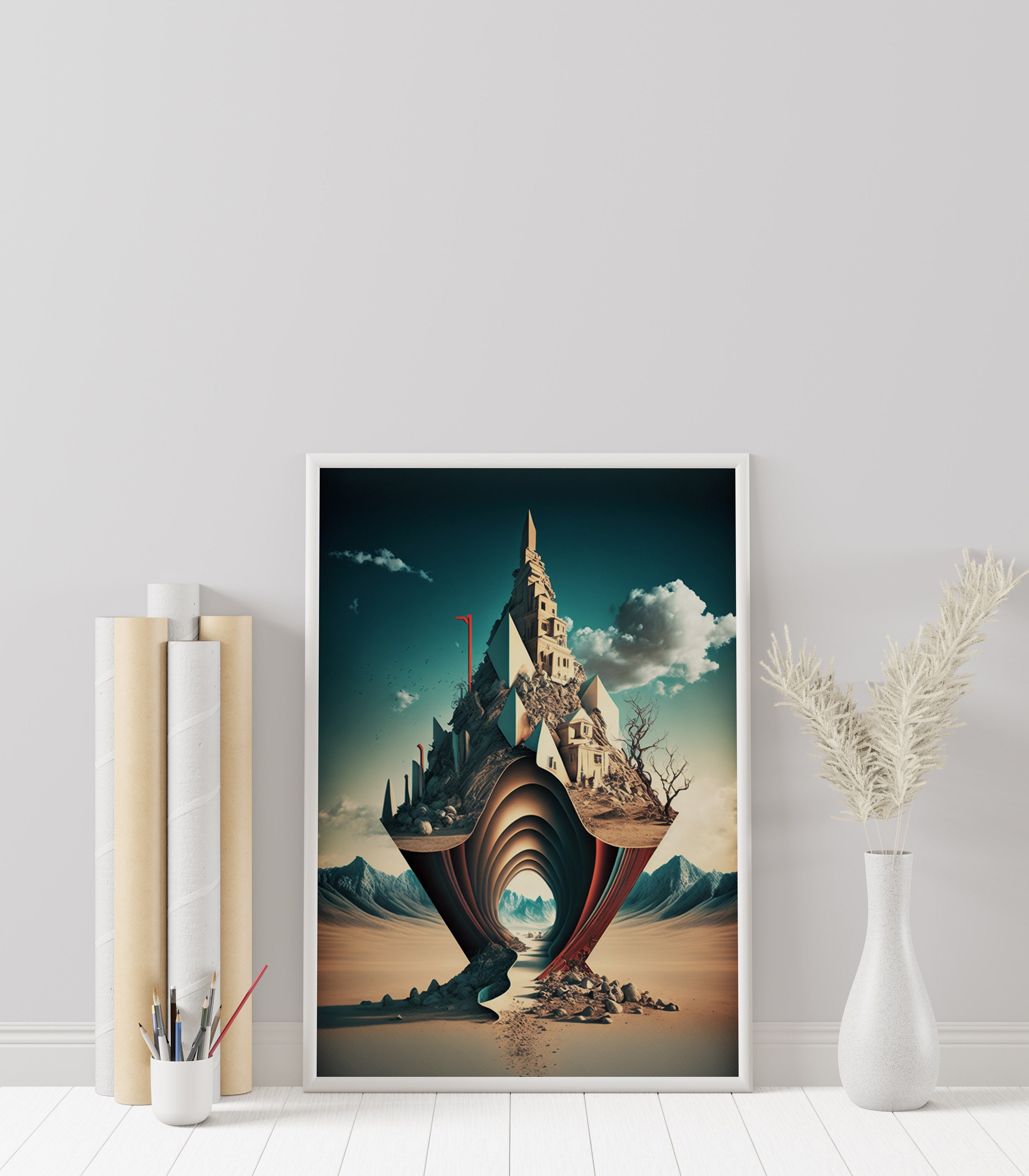 Surrealism Poster Surrealism Print Art Surreal Art Wall Decor ...