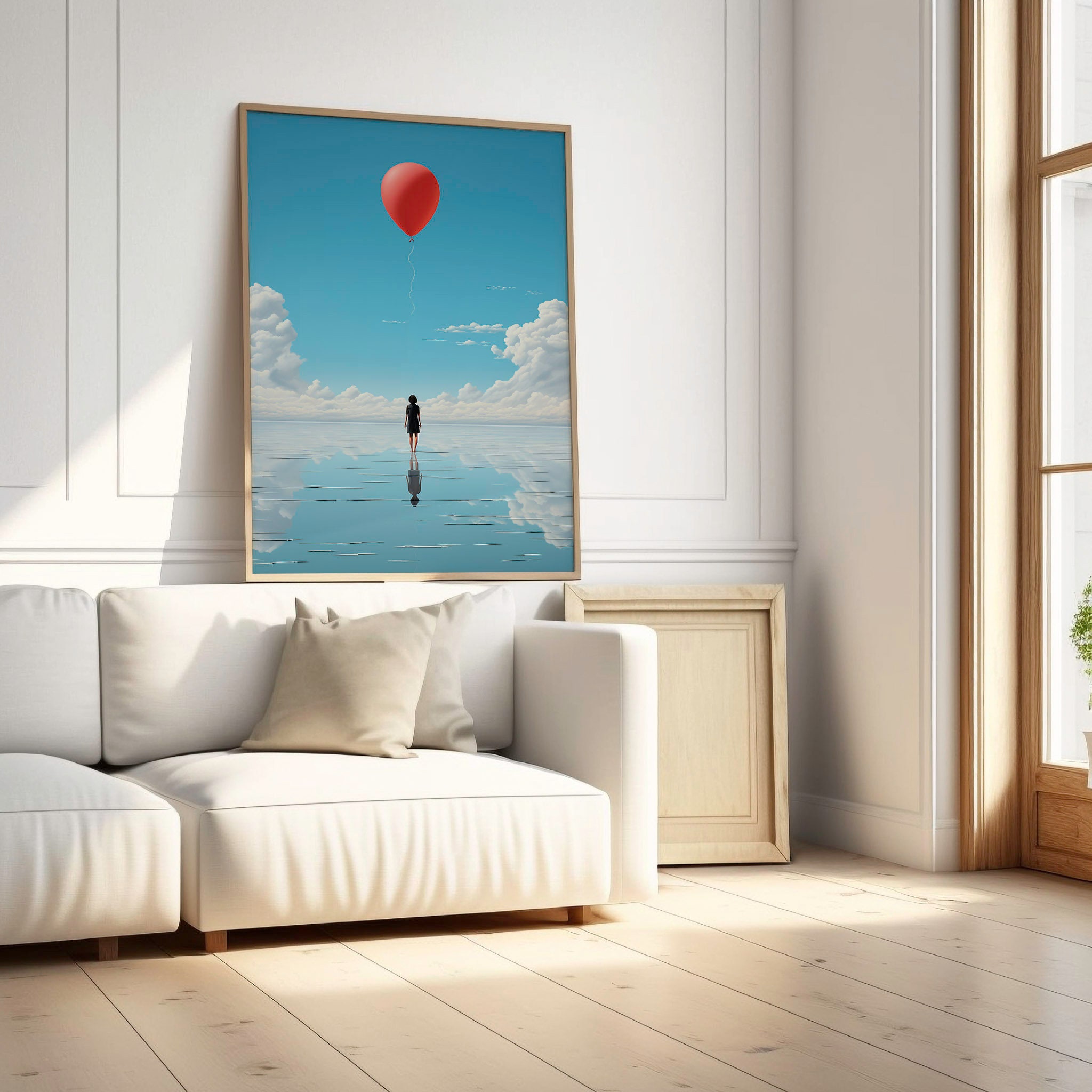 Surreal Awakening: Art Poster Surrealism Print Artwork Wall Decor ...