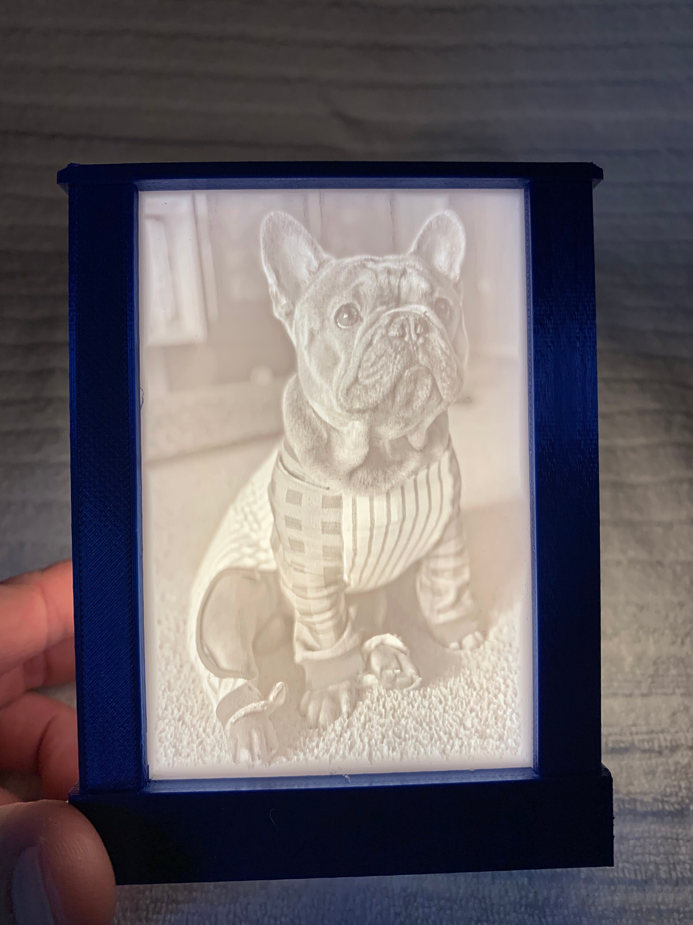 3D Printed Custom Lithophane Night-lite - Etsy