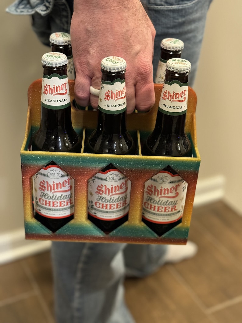 3D Printed 6-PACK Bottle Holder - Etsy