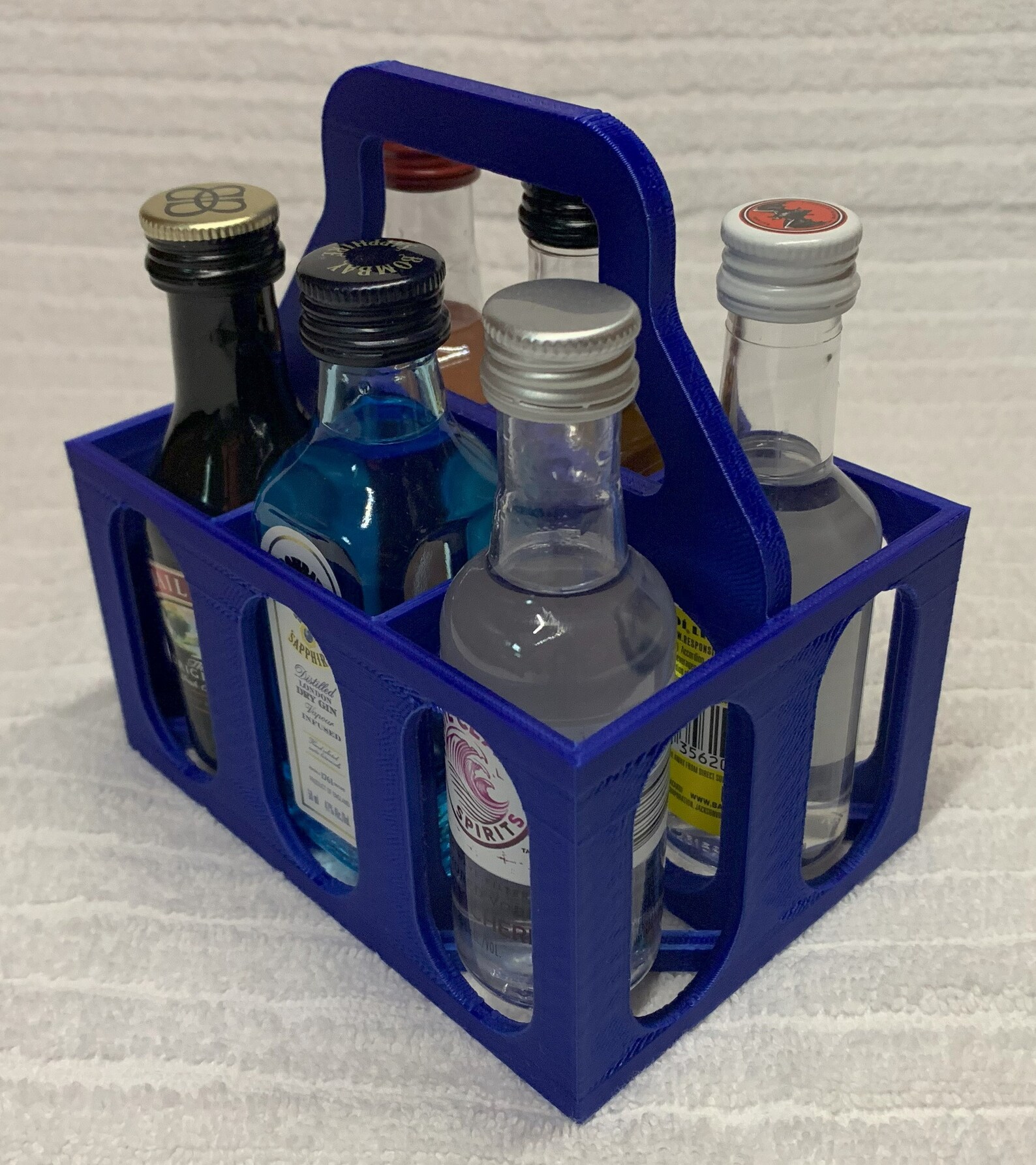 SALE Qty 3 Mystery 3D Printed 6-PACK Mini Liquor Bottle Holder - Etsy