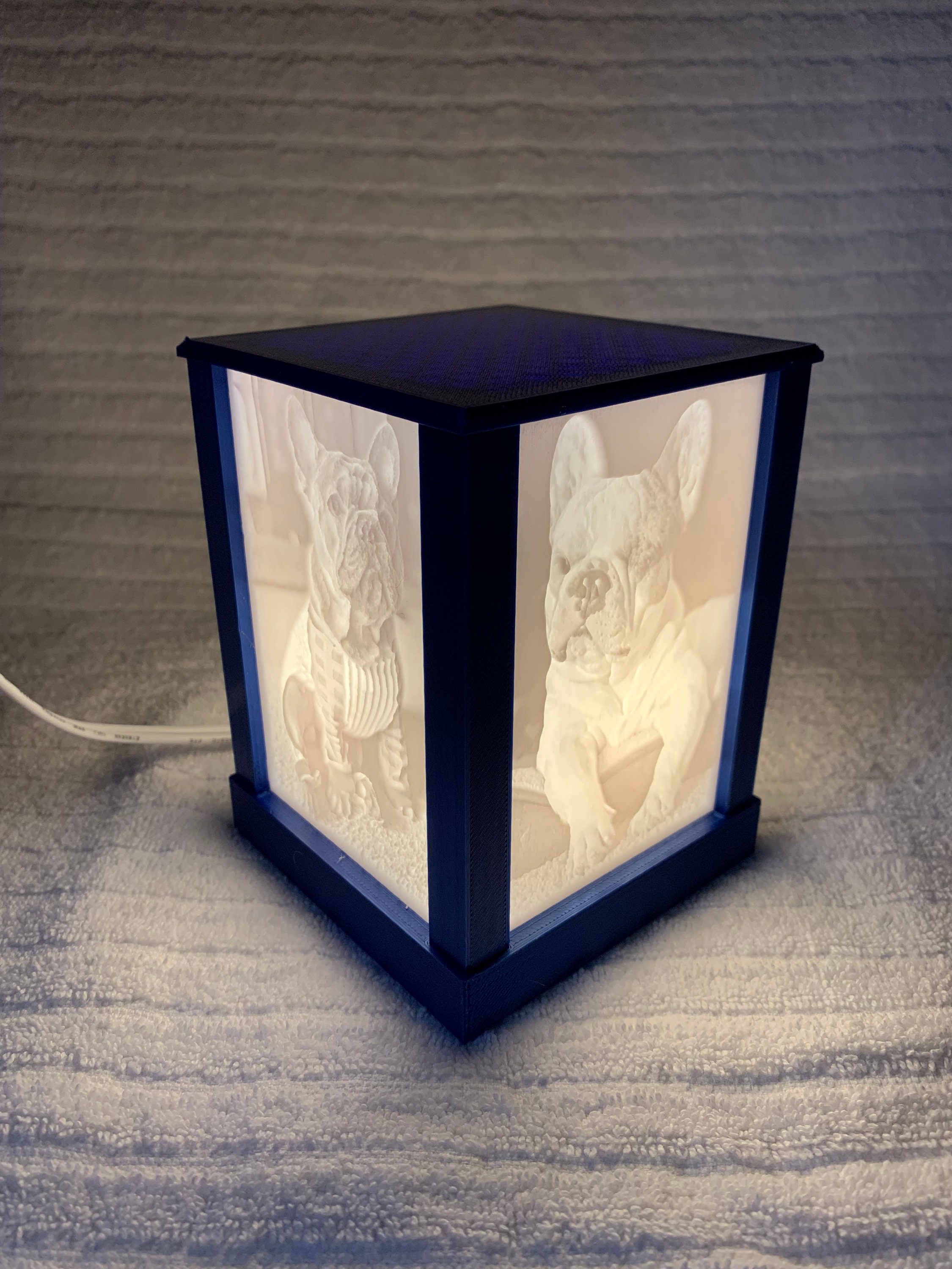 3D Printed Custom Lithophane Night-lite - Etsy