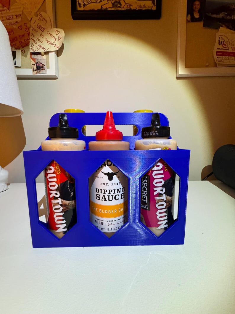 3D Printed 6-PACK Bottle Holder - Etsy