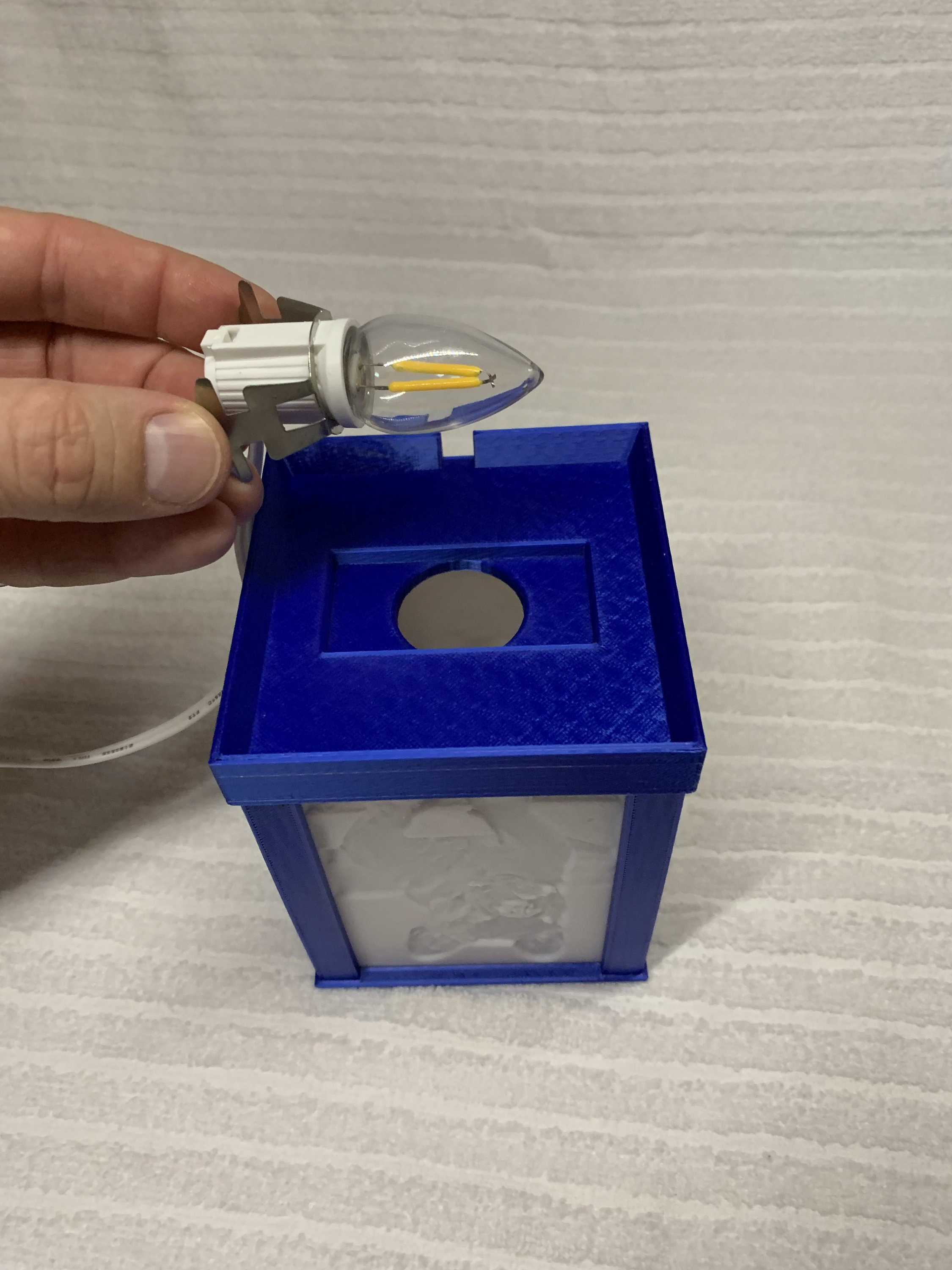 3D Printed Custom Lithophane Night-lite - Etsy