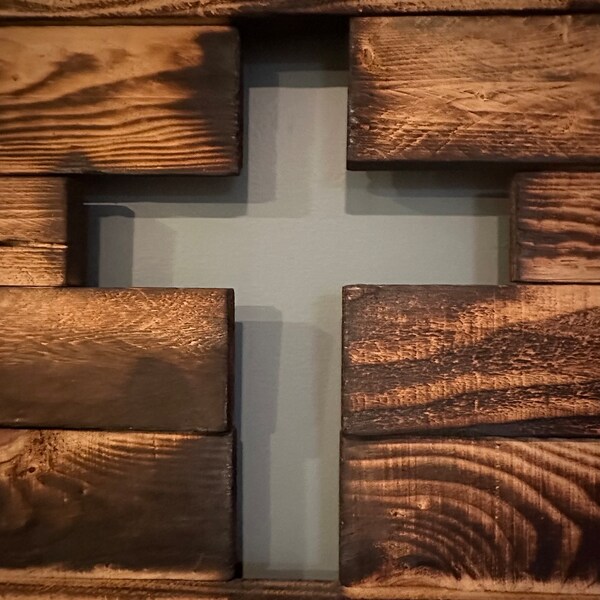 Rustic Wall Cross - Etsy