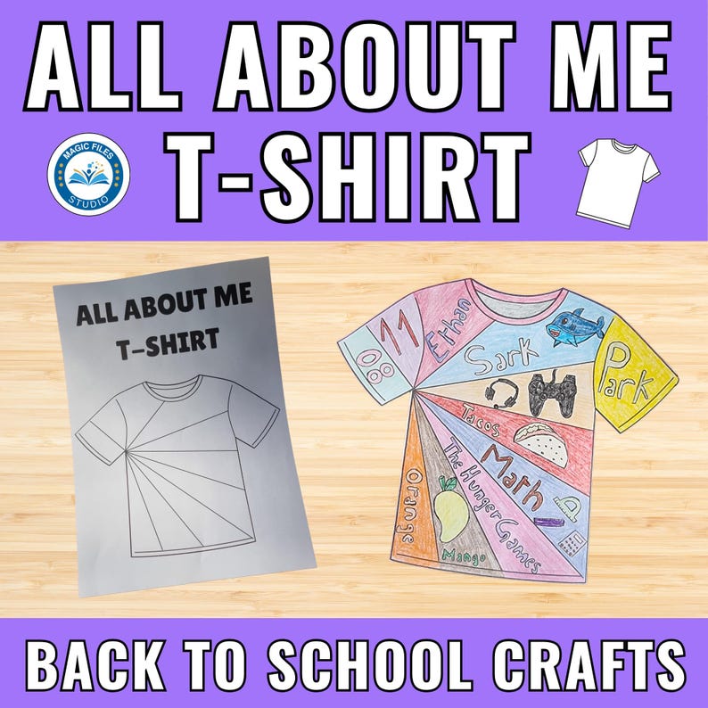 All About Me Printable, Kids Educational Activity, Get to Know Me, Meet ...