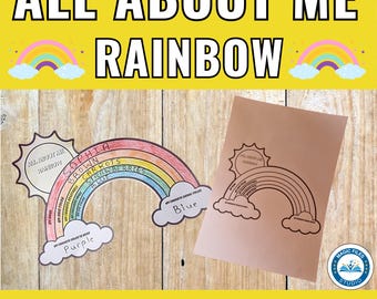 All About Me Banner First Day of School Printable Back to School ...