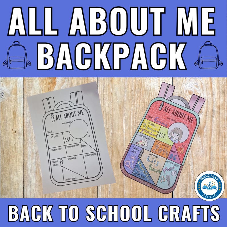All About Me Printable, Kids Educational Activity, Get to Know Me, Meet ...
