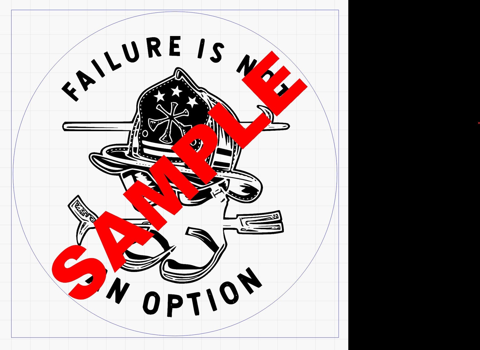 Failure is Not an Option Template, Includes SVG and Lightburn Files - Etsy