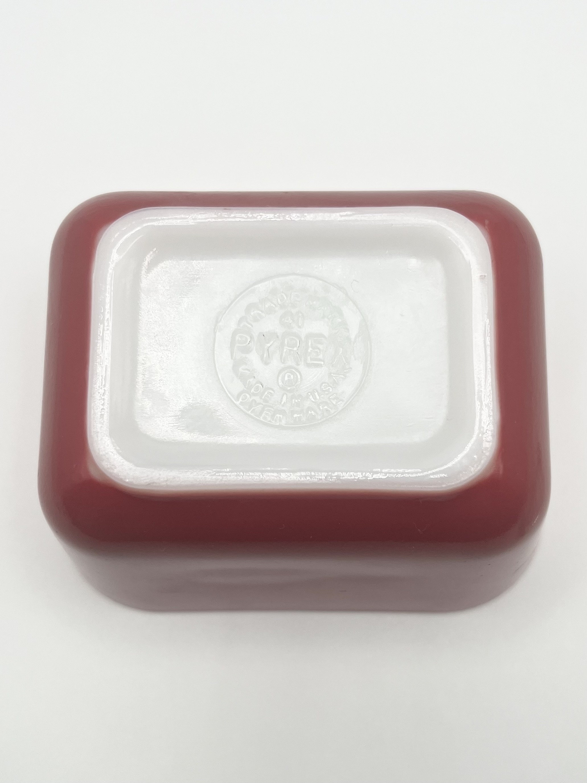 Cute Small Red Pyrex Dish and Lid - Etsy