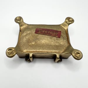 Vintage British Peerage Brand Brass Box - Etsy