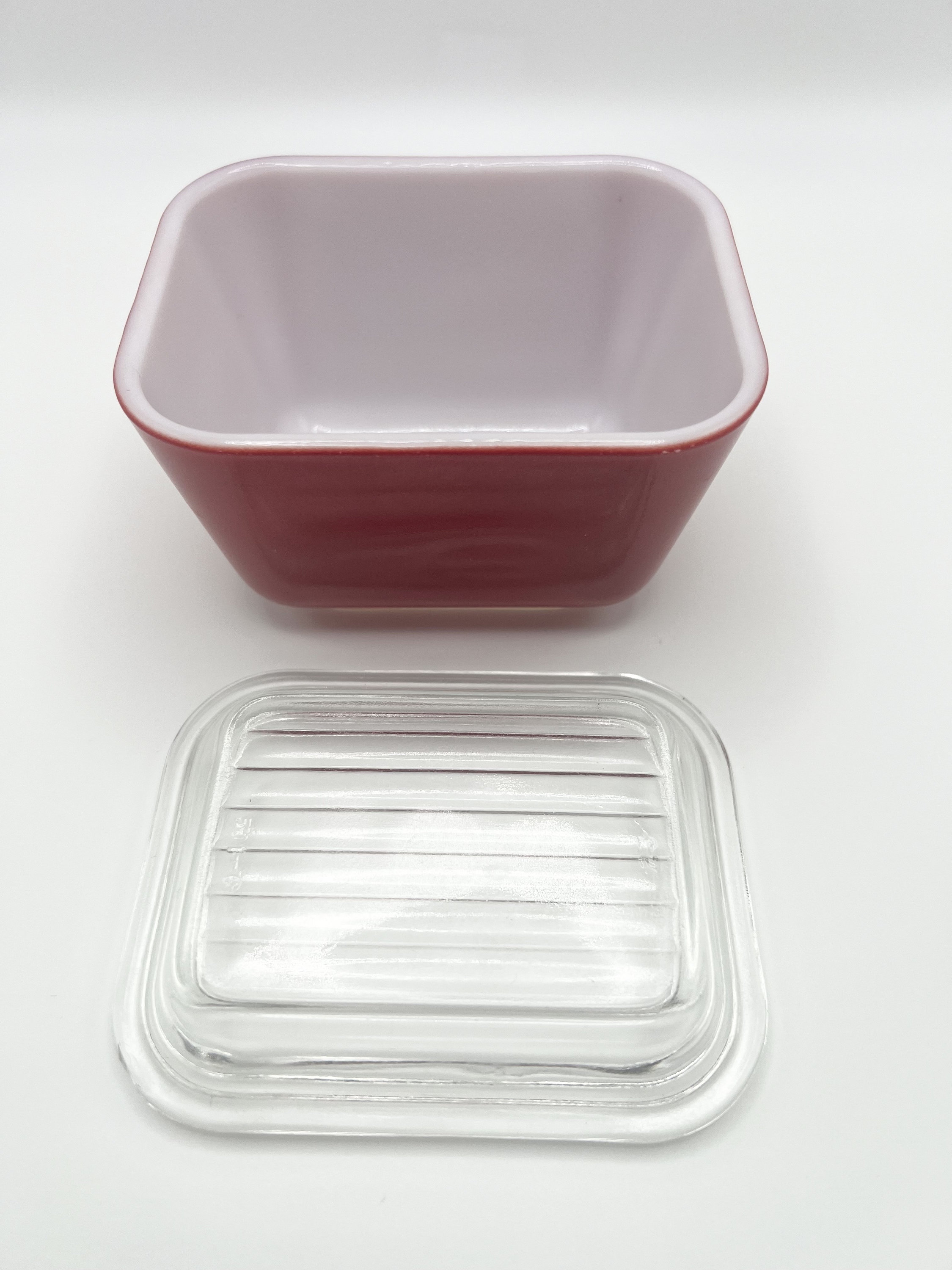 Cute Small Red Pyrex Dish and Lid - Etsy
