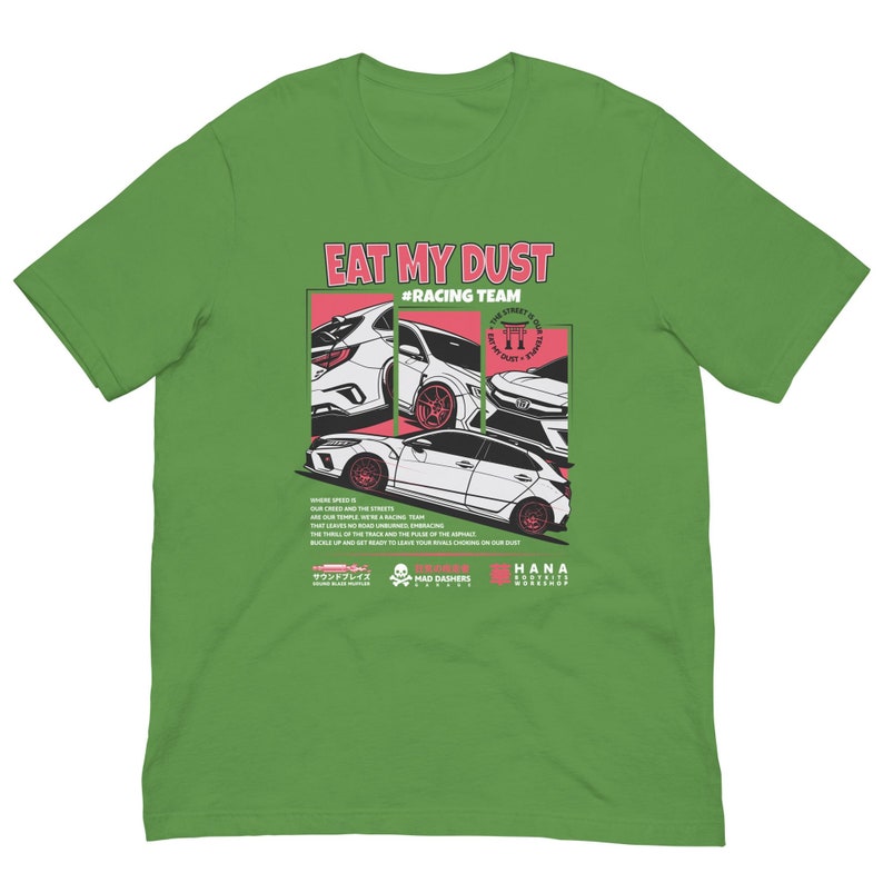 Limited Civic Type R FK8 Shirt, JDM Type R Graphic T-shirt, Eat My Dust ...