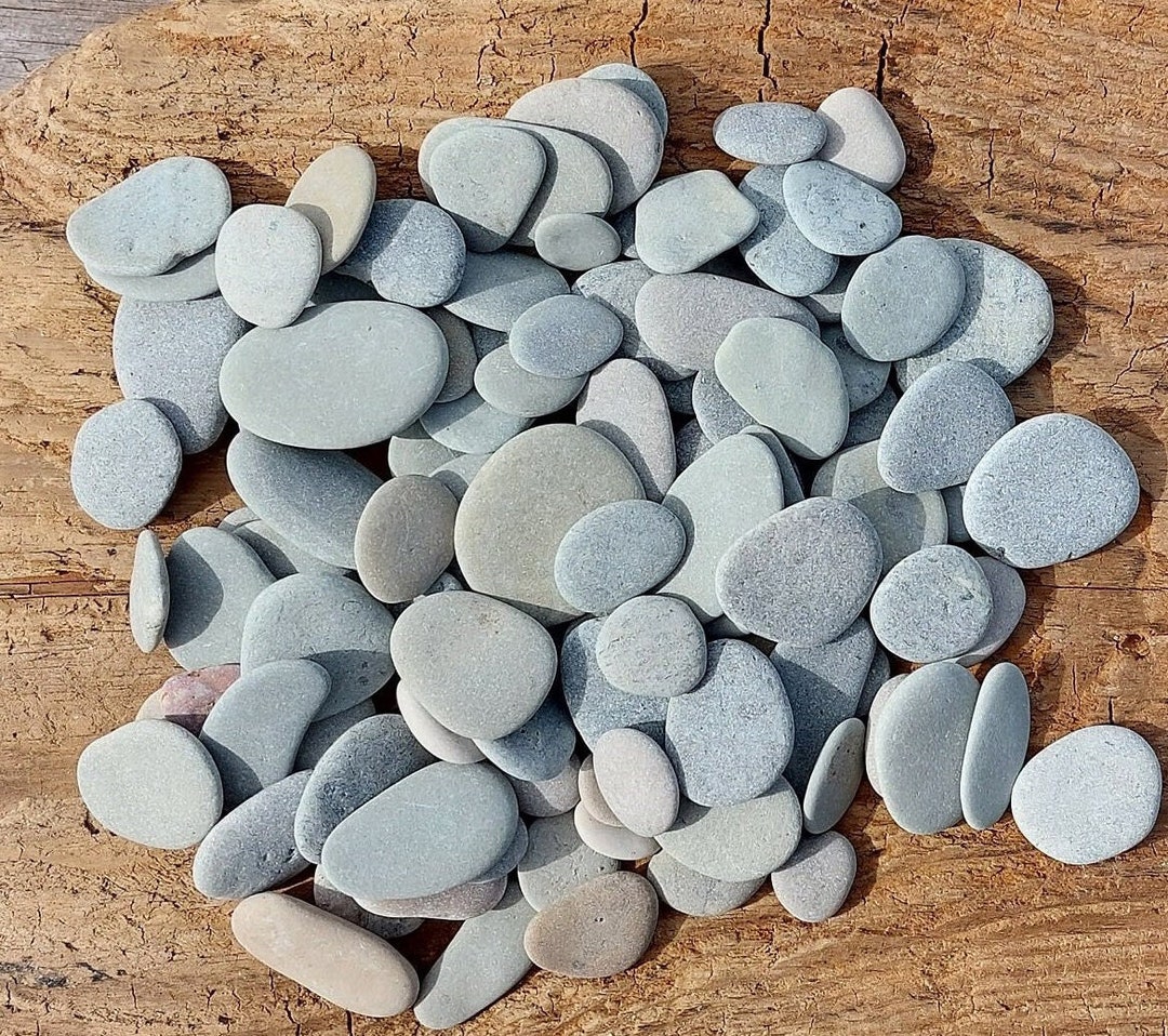 Selection of 150 Small Stones 0.5 - 1.1"/1.4-3 Cm- Tiny/small Sea ...