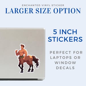 Centaur Vinyl Sticker - Featuring Ezra - Glossy or Holographic Finishes ...