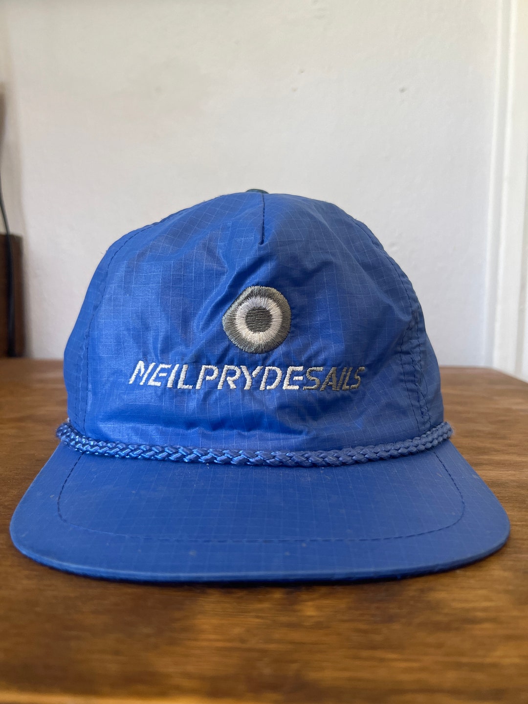 Vintage Ripstop Nylon Rope "neil Pryde Sails" Sailing Hat - Etsy