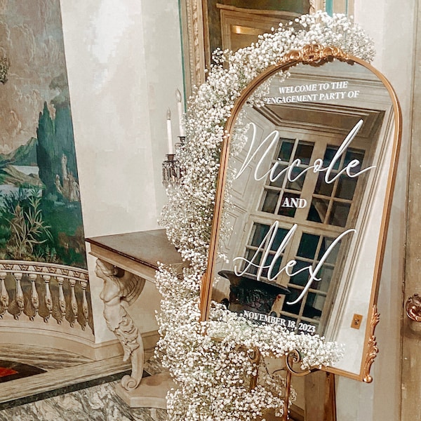 Wedding Mirror - Etsy