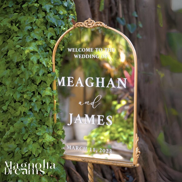 Bridal Shower Mirror Welcome Sign - Etsy