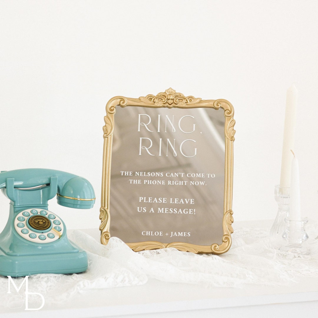 Audio Guest Book Sign | Wedding Guest Book Mirror | Wedding Signage ...