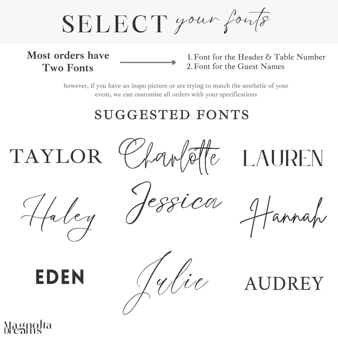 Gold Mirror Customized Seating Chart for Wedding, Elegant Guest Seating ...