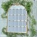 Gold Mirror Customized Seating Chart for Wedding, Elegant Guest Seating ...
