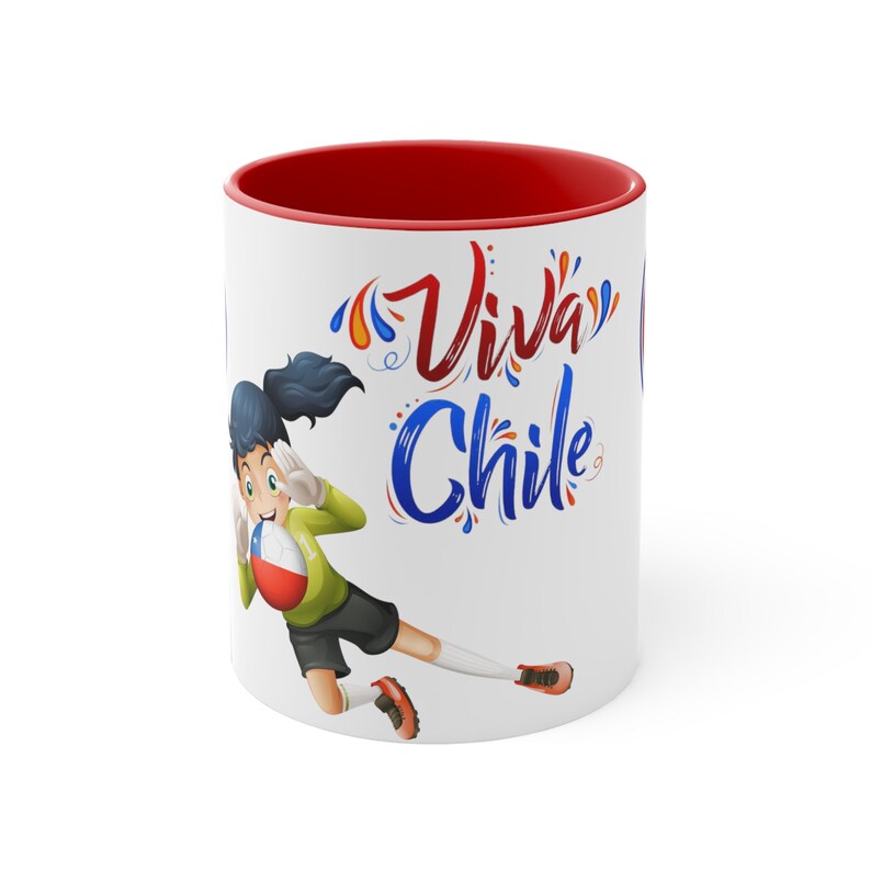 Viva Chile, Tasa Chilena, Chile Mug, Traveler Mug, Spanish Mug, Accent ...
