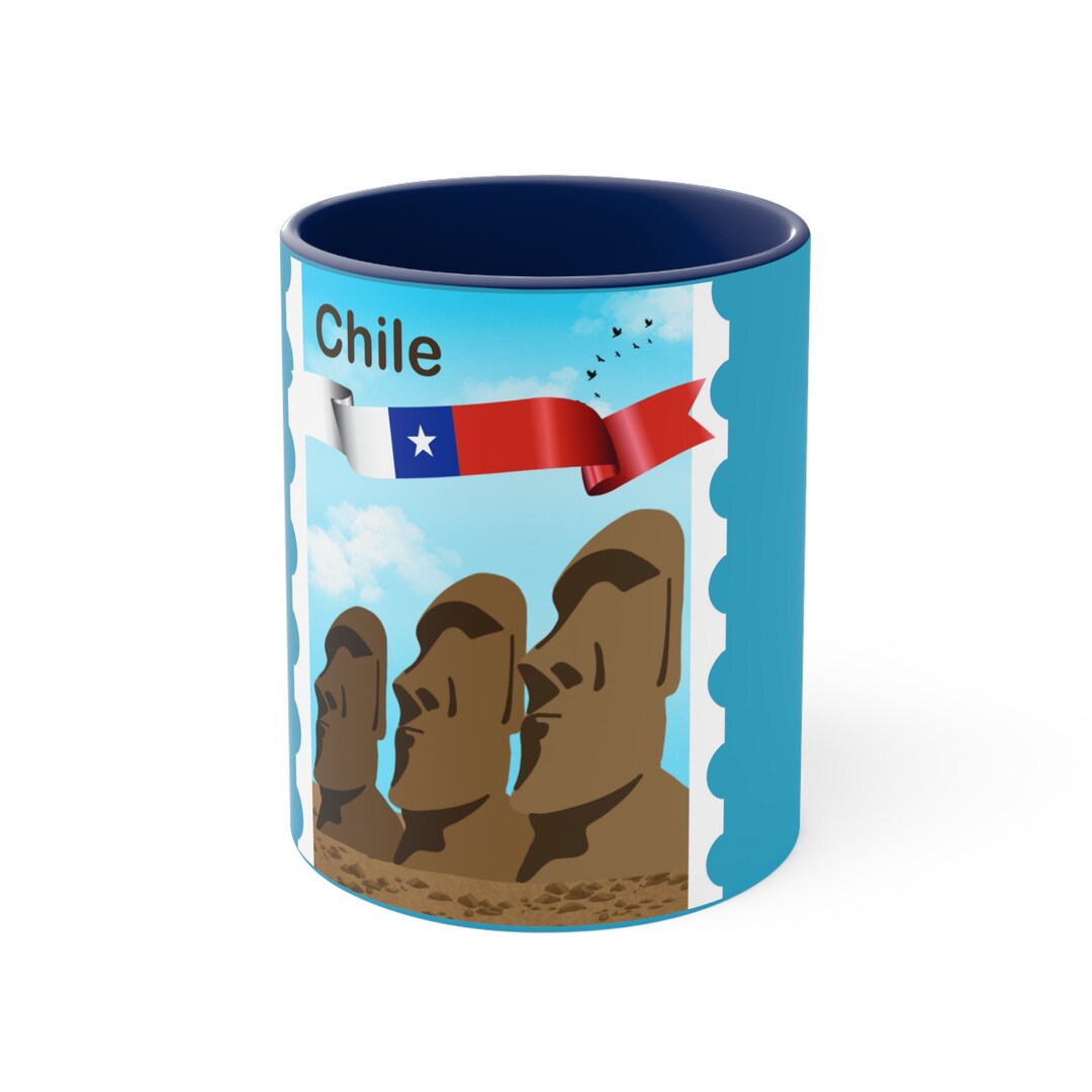 Rapa Nui Mug, Tasa Chilena, Mug Mockup, Spanish Mug, Traveler Gift ...