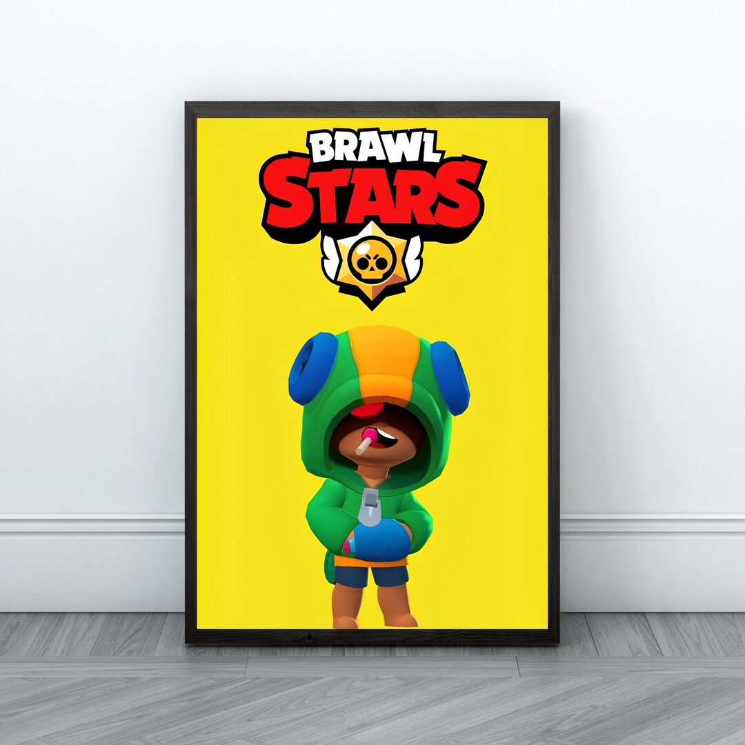 Brawl Stars Digital Poster Brawl Stars Clipart Brawl Stars Instant ...