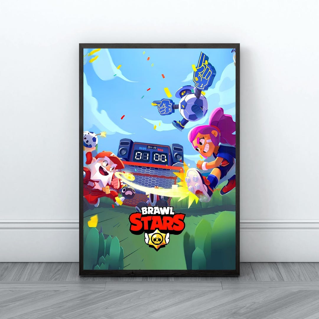Brawl Stars Digital Poster Brawl Stars Clipart Brawl Stars Instant ...