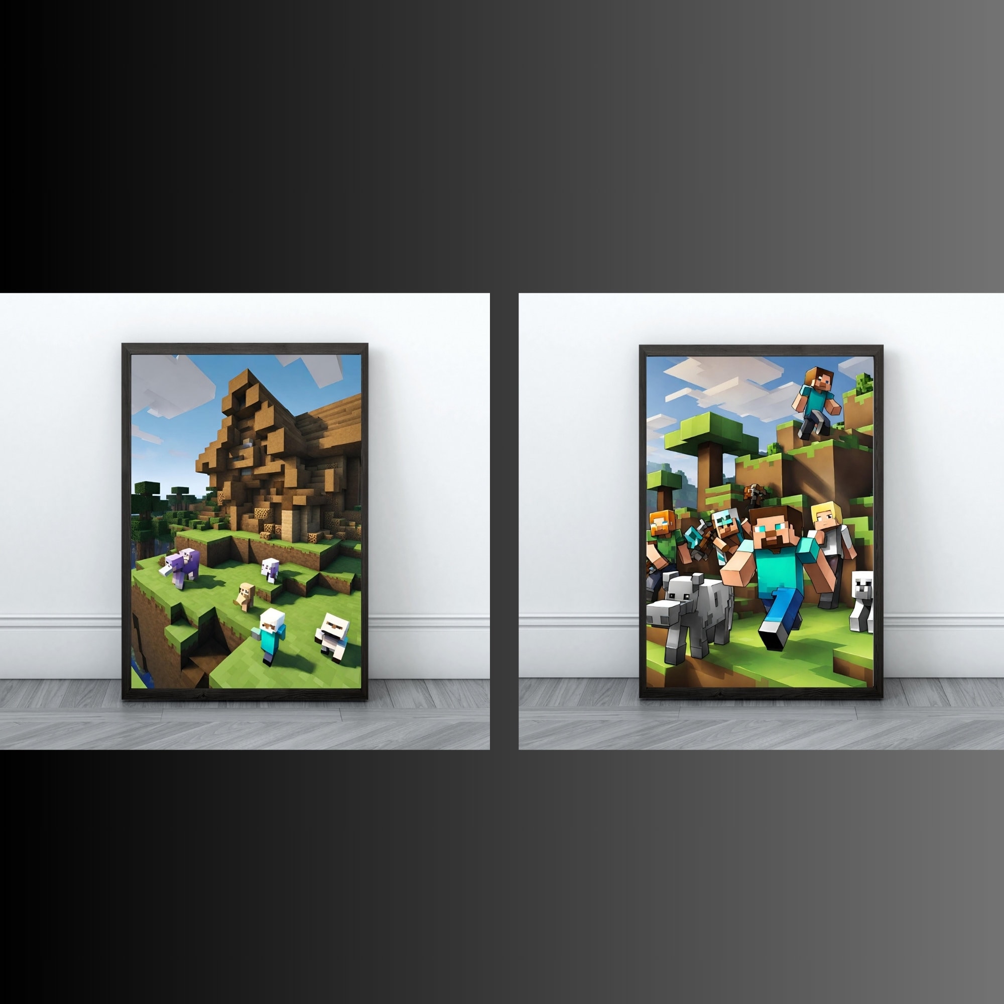 Minecraft Wall Art Minecraft Poster Game Poster Digital Poster Home ...