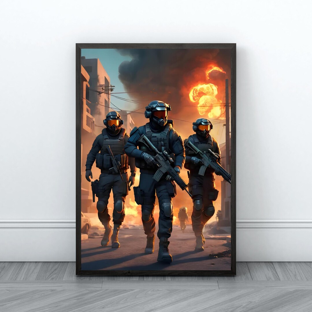 Call of Duty Poster, Gaming Room Decor, Gaming Wall Poster,action Game ...