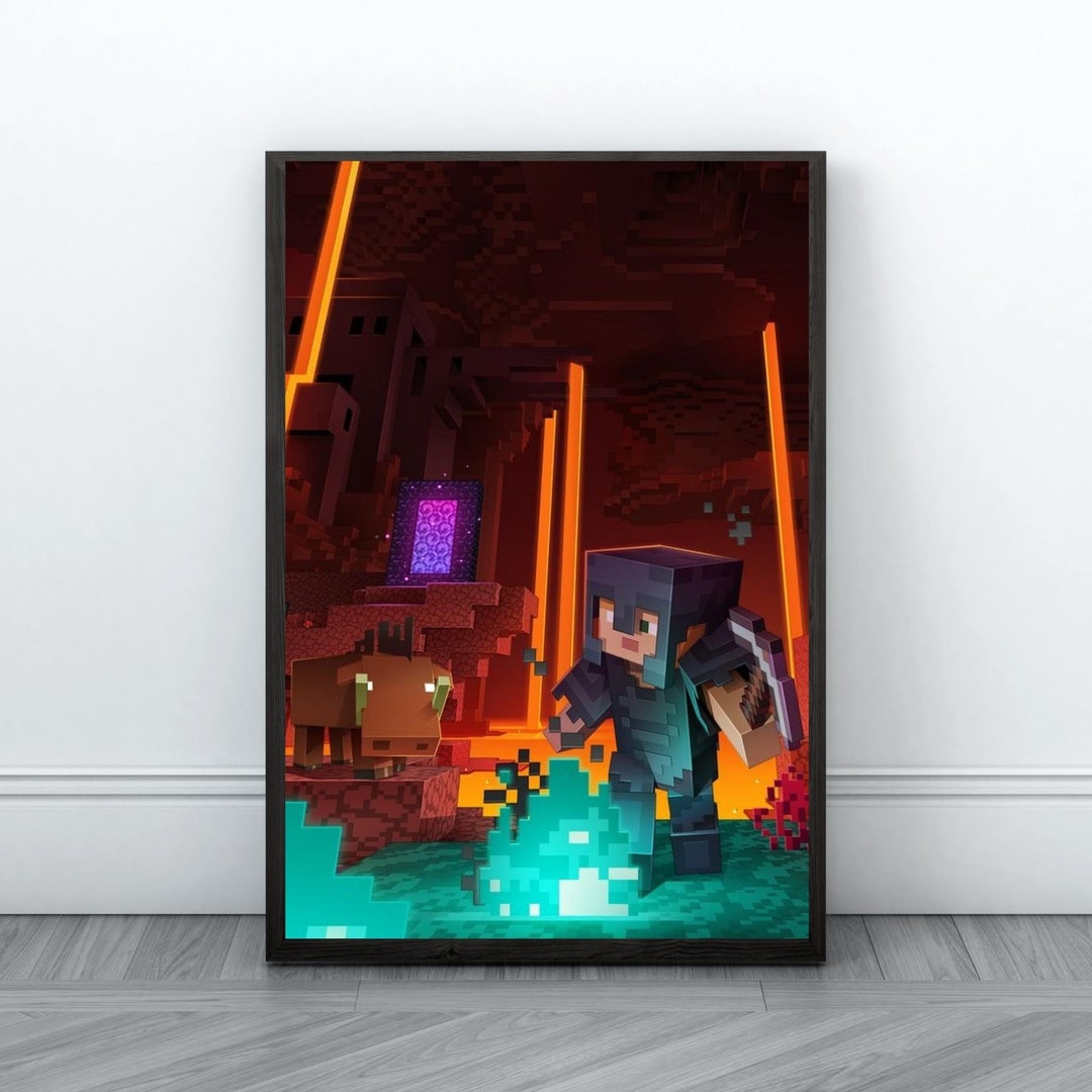 Minecraft Wall Art Minecraft Poster Game Poster Digital Poster Home ...