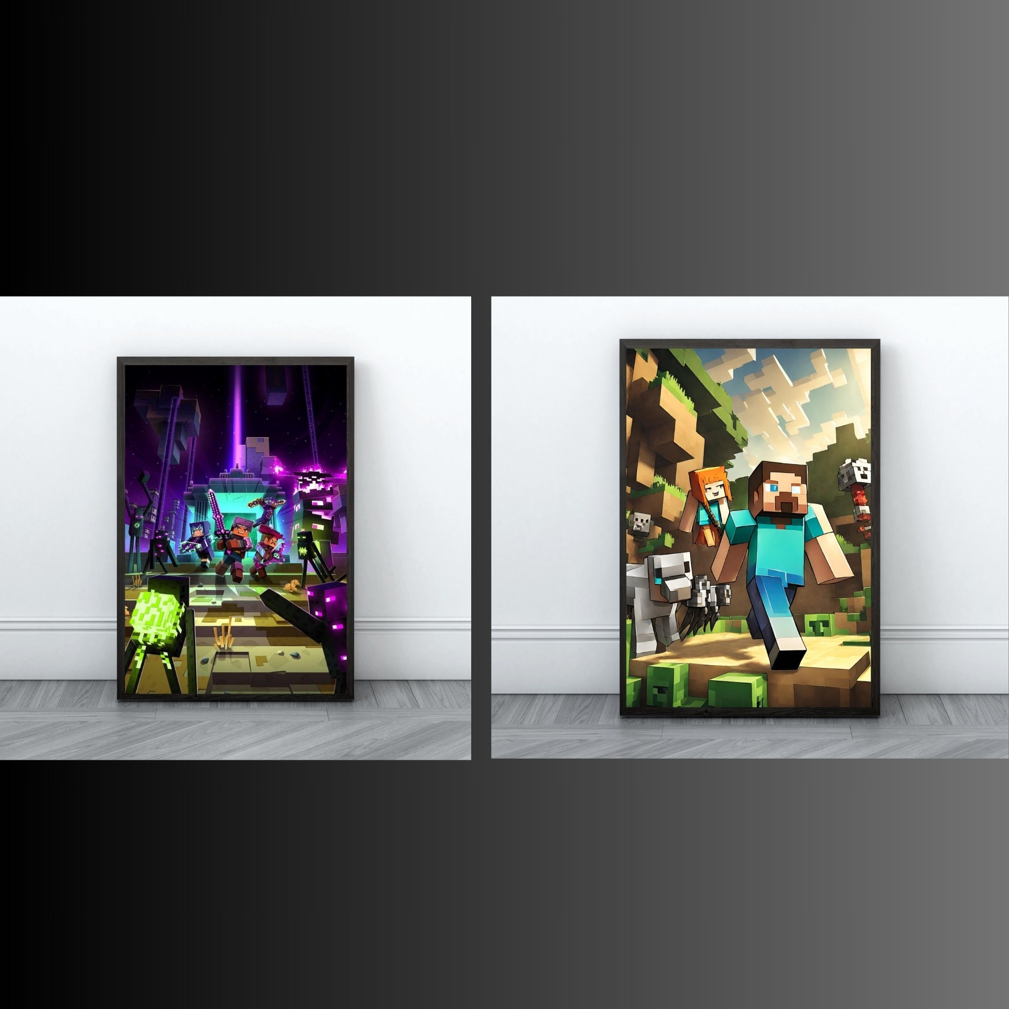 Minecraft Wall Art Minecraft Poster Game Poster Digital Poster Home ...