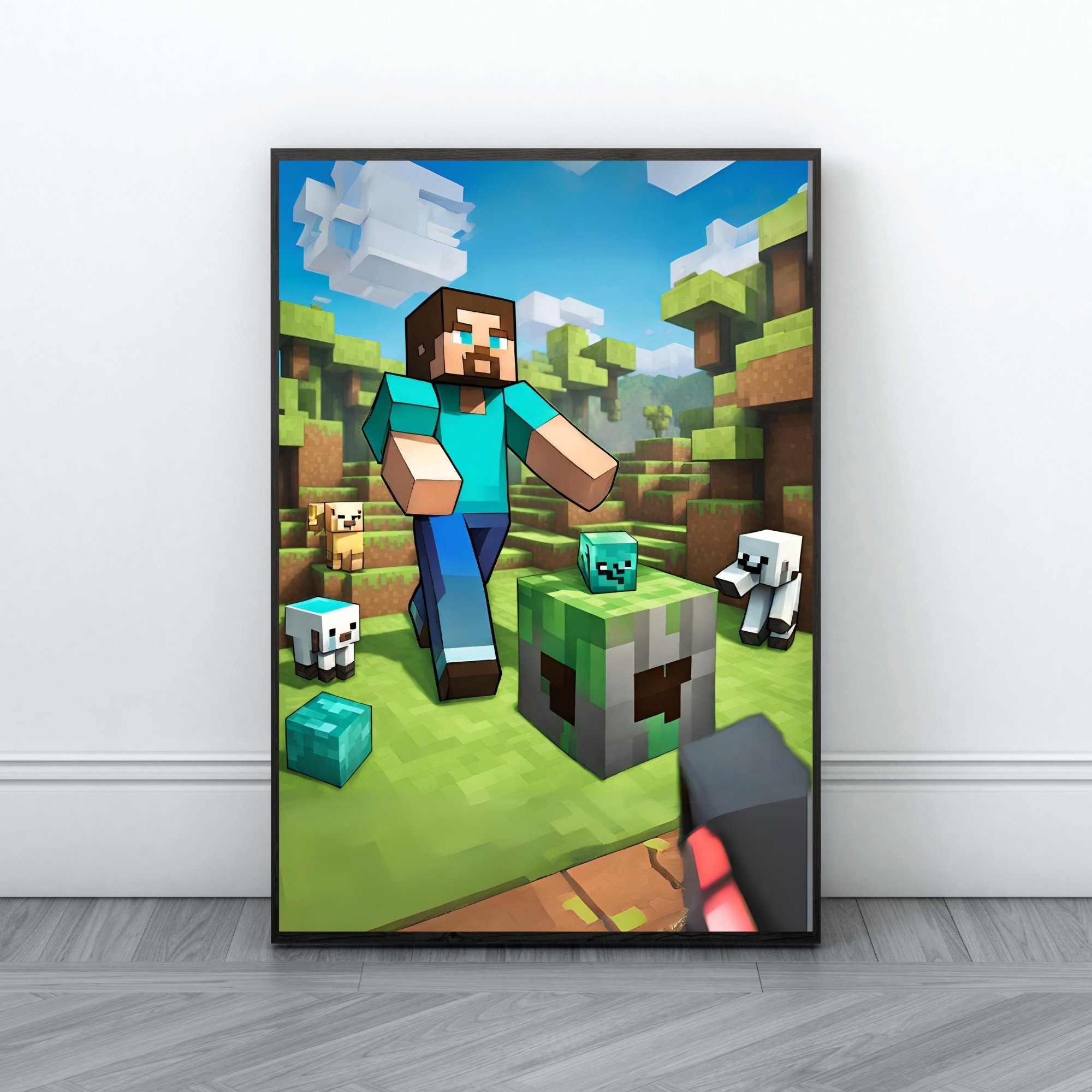 Minecraft Wall Art Minecraft Poster Game Poster Digital Poster Home ...
