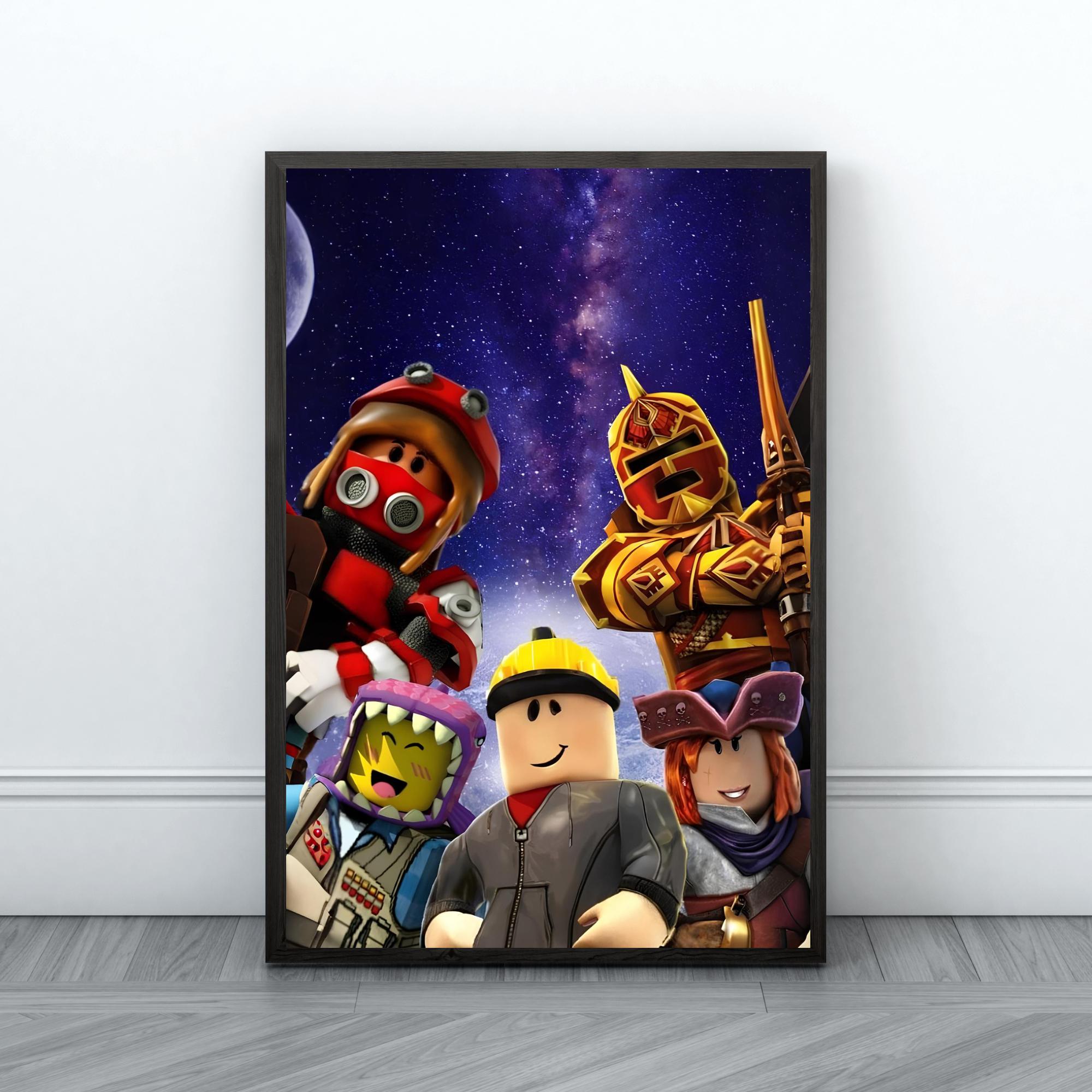 Roblox Poster Gaming Room Poster Print Game Video Games Digital Poster ...